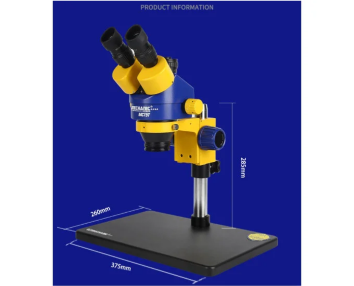 MECHANIC MC75T-B11 MICROSCOPE WITH 0.5X ZOOMING LENCE - AKINFOTOOLS